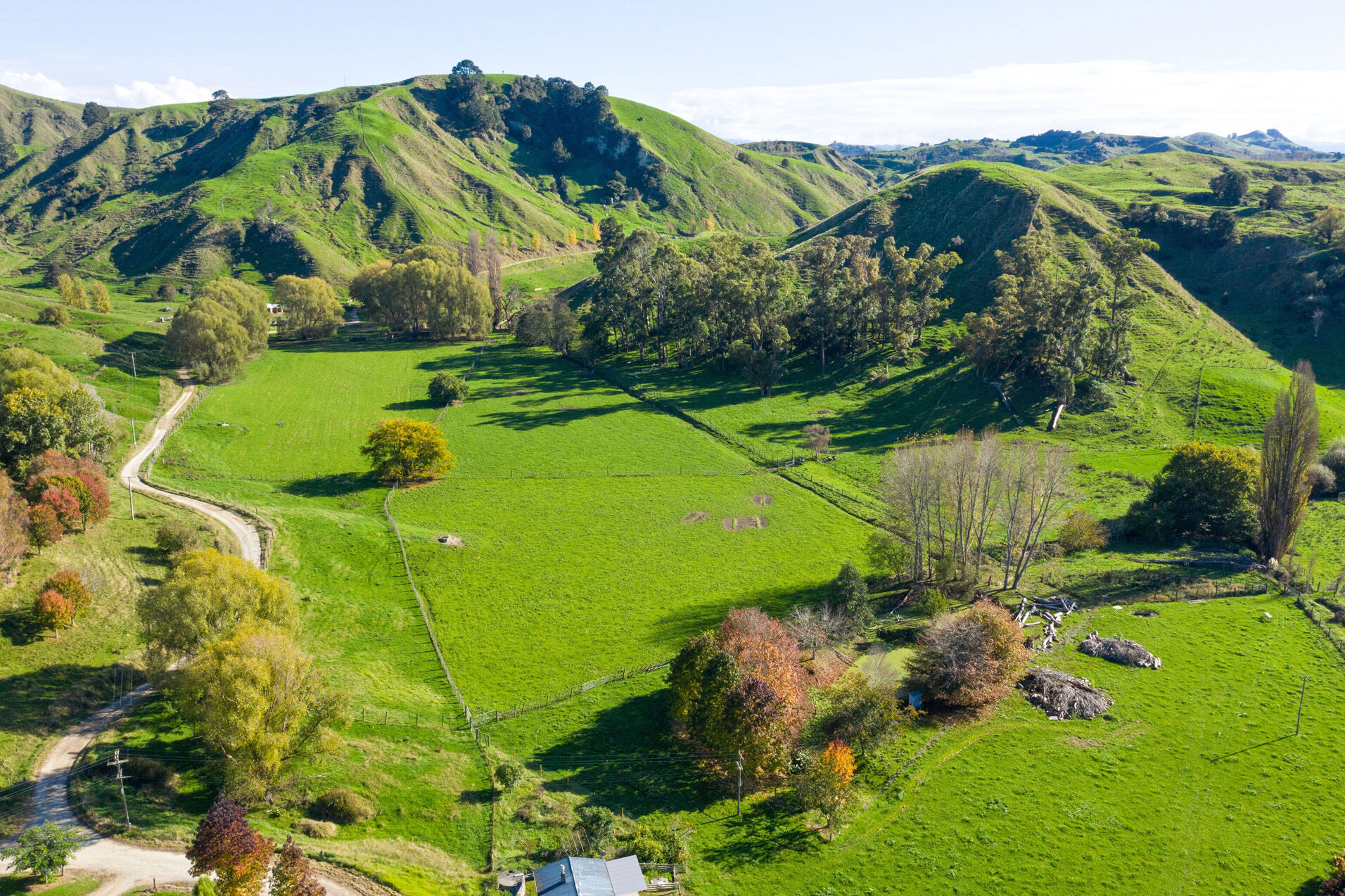 Large-scale dairy conversion farm with its own lake-sized reservoir ...